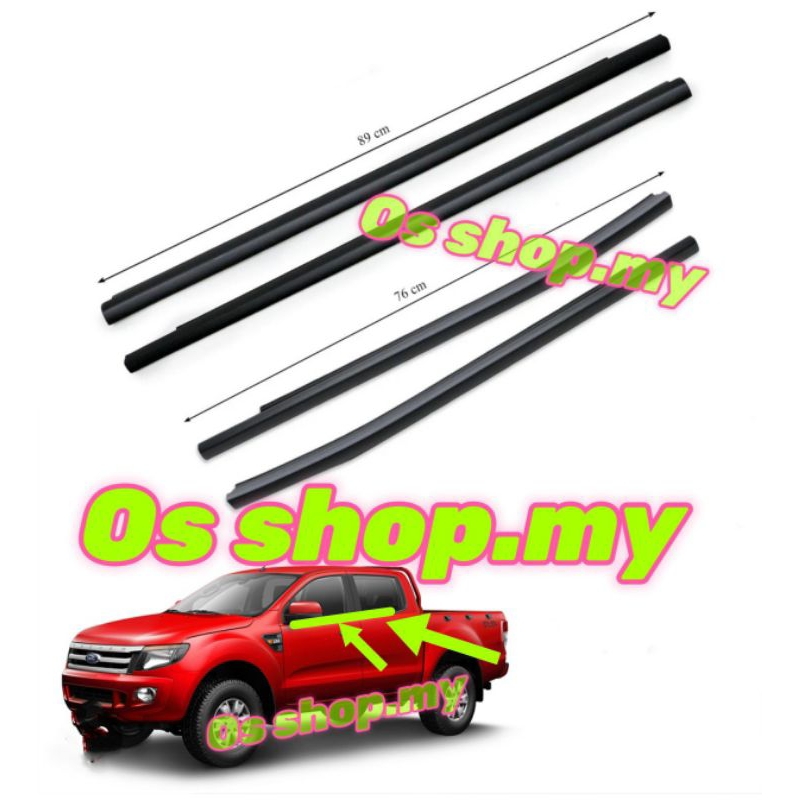 FORD RANGER T6 T7 T8 2012 -2021 ORIGINAL DOOR OUTER MOULDING / DOOR ...