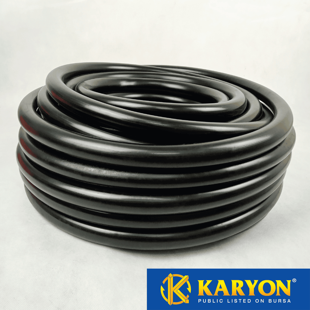 Karyon® Durable 16mm Black Hose PVC Hose for Garden, Agriculture, And ...