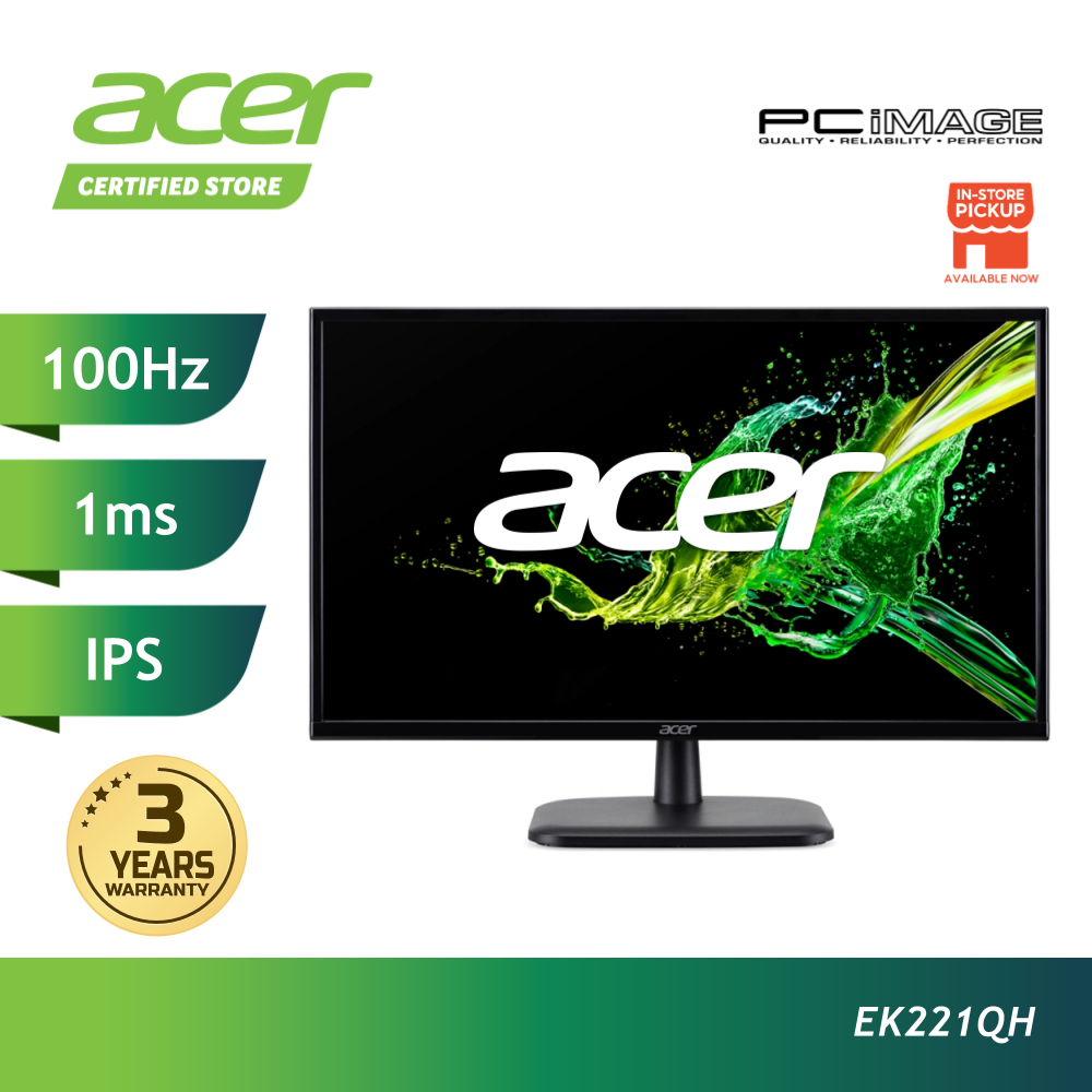 Acer EK221QH (100HZ) EK220QABI (60HZ) Monitor (21.5") | Shopee Malaysia