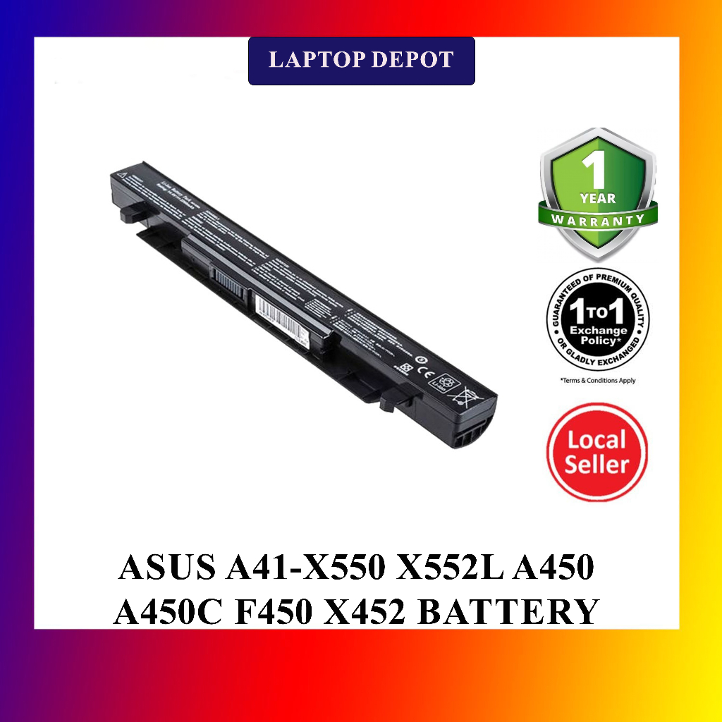 Asus A41-X550A A450 A550 F450 K450 K550 X450 X550 X452L R510 Original ...