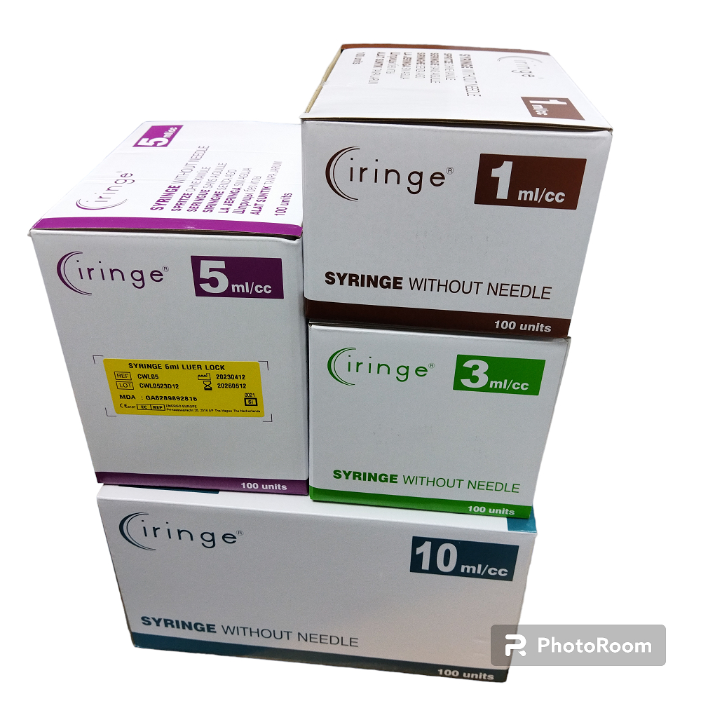 syringe luer lock/slip tip 1ml 3ml 5ml 10ml 20ml 50ml sterile ...