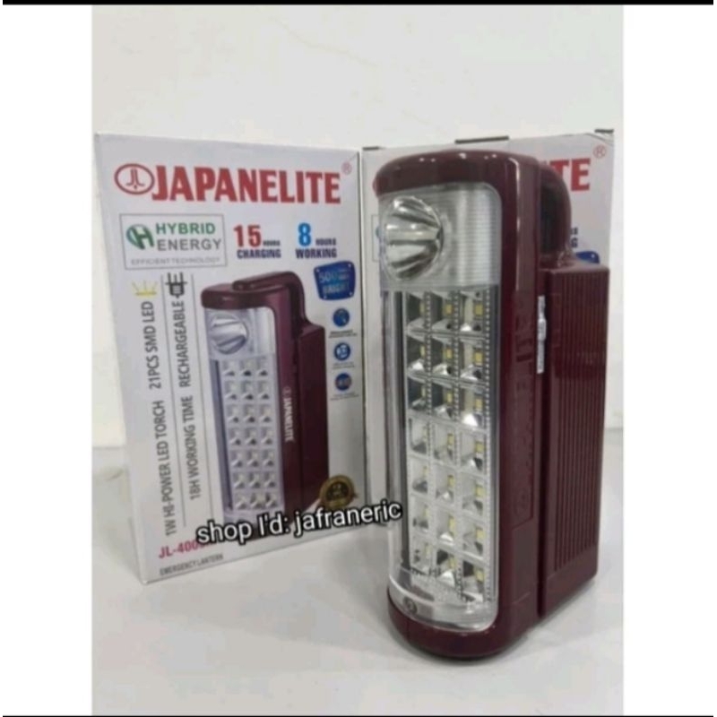 JAPAN LIGHT JL-4004 JAPAN EMERGENCY RECHARGEABLE Light Automatic 🔥 ...