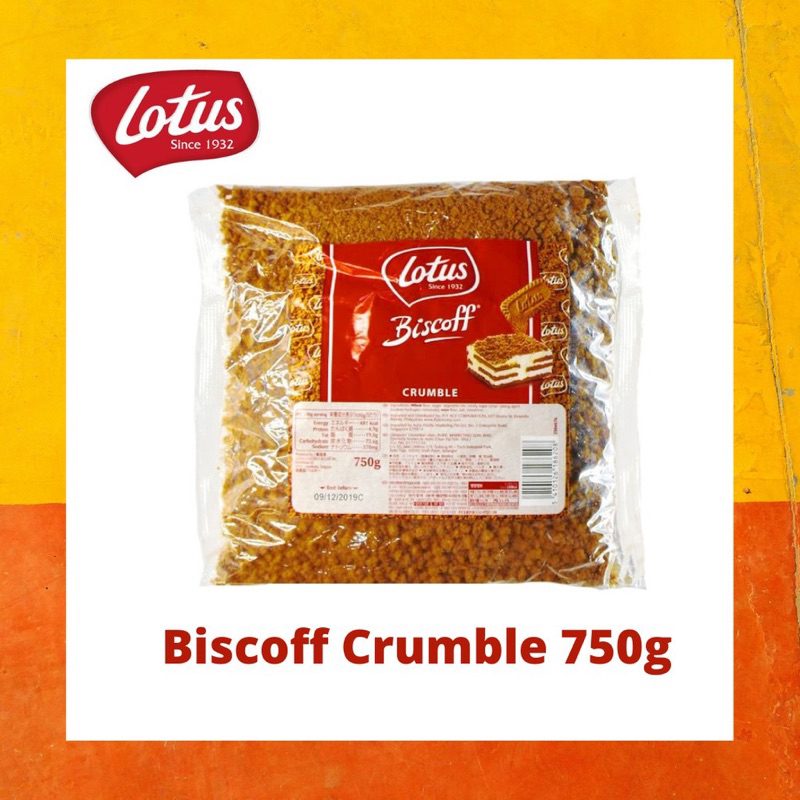 LOTUS BISCOFF CRUMBLE 100% ORIG CRUMB 750G | Shopee Malaysia