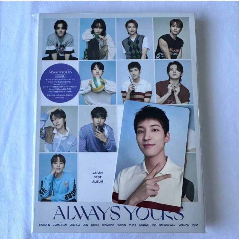 SEVENTEEN 'Always Yours' Carat album with Hoshi Jeonghan Scoups DK Jun Joshua Wonwoo Woozi Dino ...