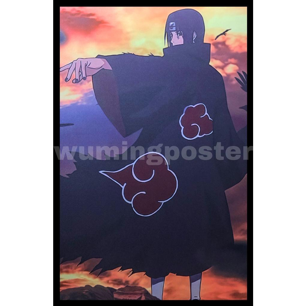 Anime Naruto Cool Itachi Uchiha Paint By Numbers Poster medium banner ...