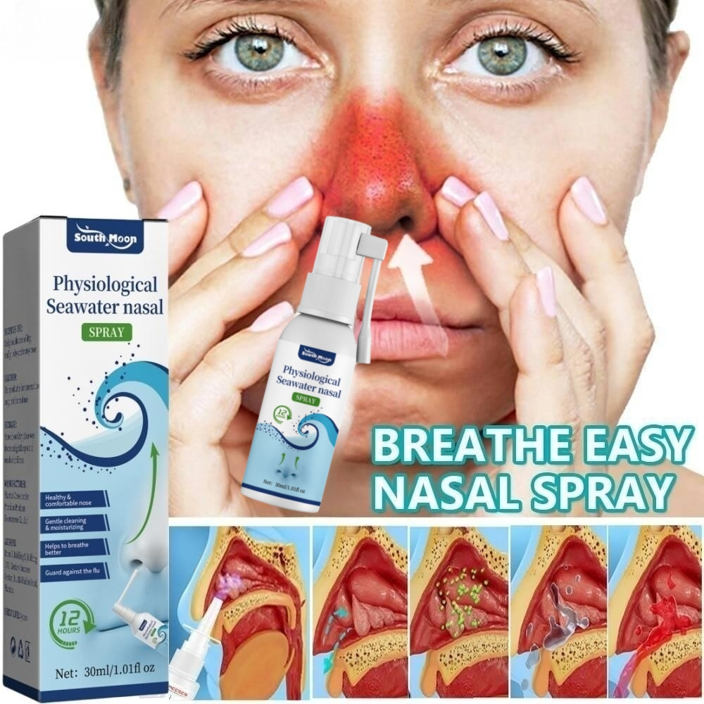 Physiological Seawater Nasal Spray Fast Relief Nasal Spray Gently ...