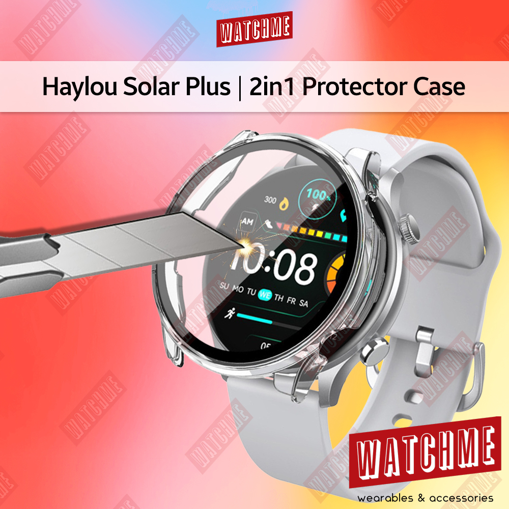 Haylou Solar Plus RT3 or LS16 Protector Case, 2in1 Hard Casing With ...