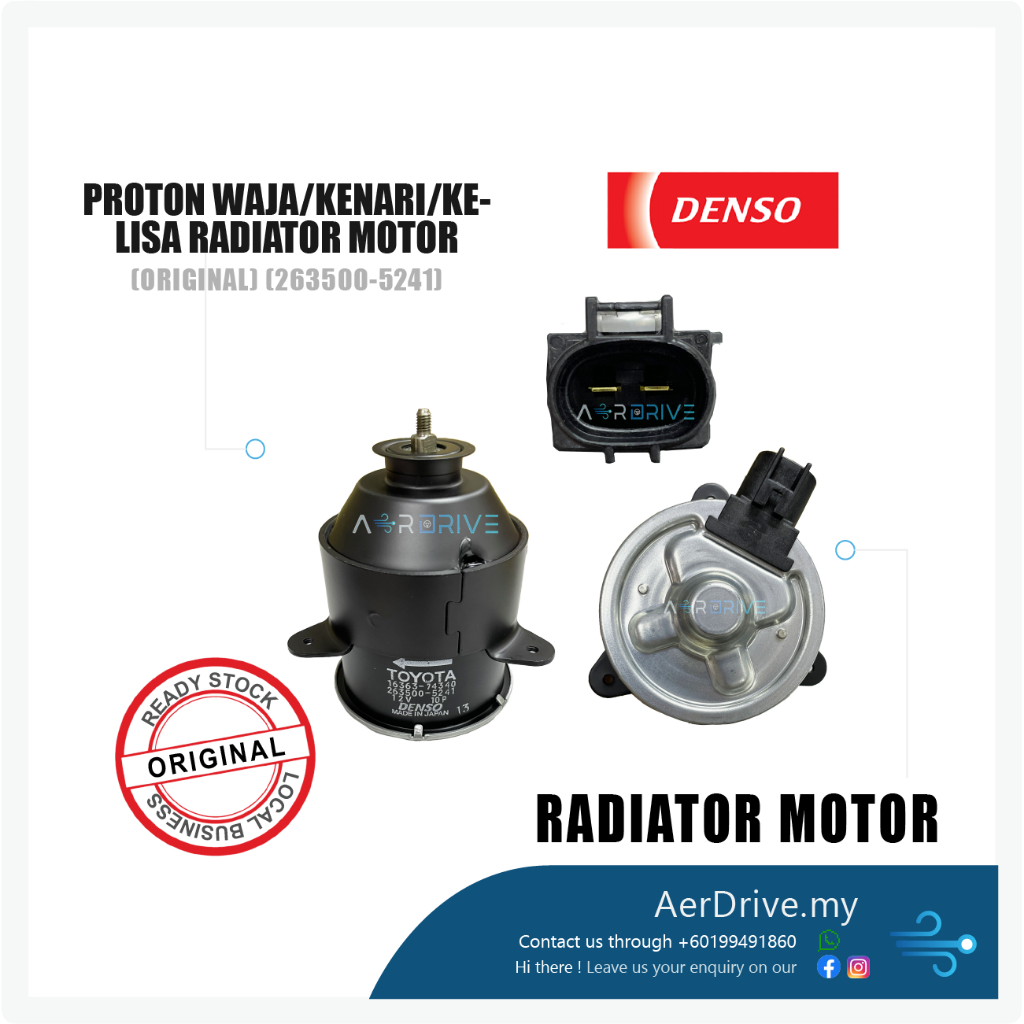 DENSO PROTON WAJA / KENARI / KELISA Radiator Motor (263500-5241 ...
