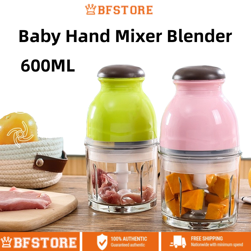 220V Baby Hand Mixer Blender Electric Meat Chopper 600ML Baby Hand Food ...