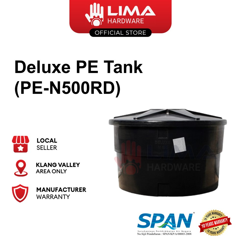 DELUXE PE Tank, Tangki Air (PE-N500RD) | Shopee Malaysia