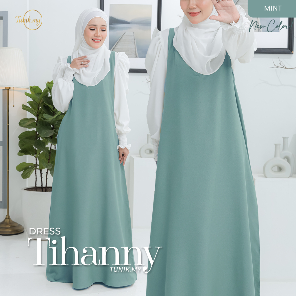 TUNIKMY | DRESS TIHANNY (TIDAK TERMASUK INNER) | Shopee Malaysia