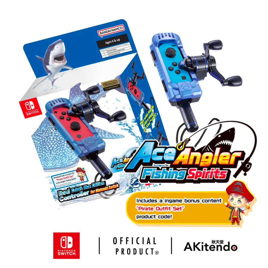 Nintendo Switch Ace Angler (Tsuri Spirit) Fishing Spirits Rod ...