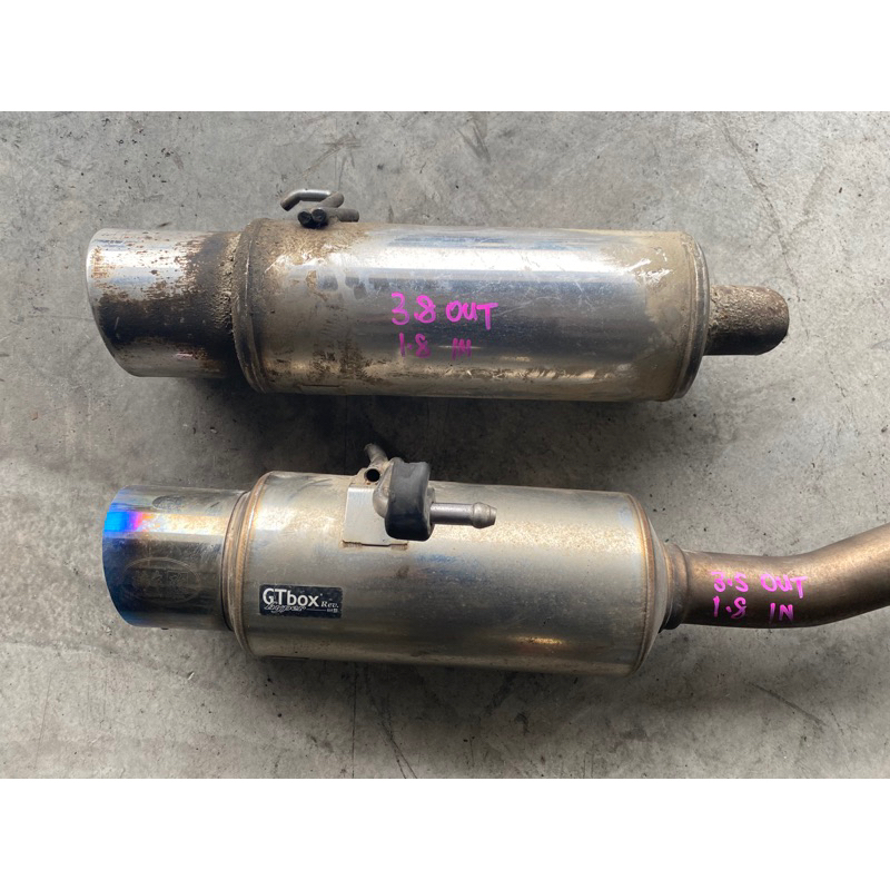 Mugen Muffler Kakimotor Racing GTbox Hyper Exhaust Ekzos Jasma Original ...
