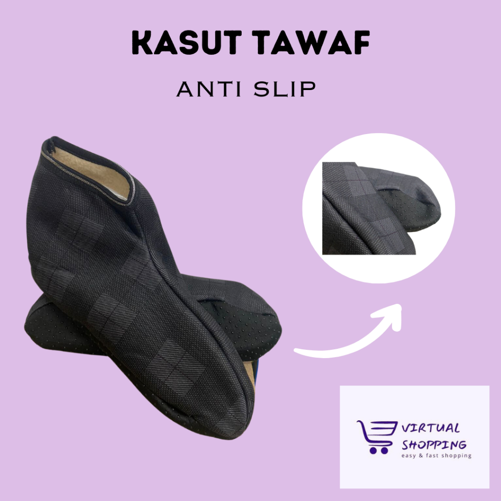 KASUT/STOKIN TAWAF UMRAH & HAJI SAIZ TINGGI ( MUSLIMIN & MUSLIMAH ...