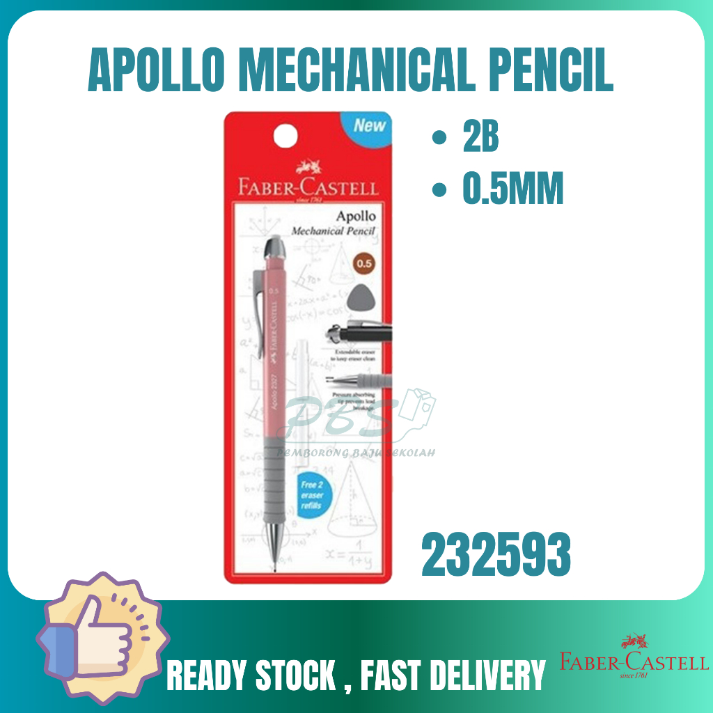 Faber-Castell Mechanical Pencil Apollo - 232593 | Shopee Malaysia