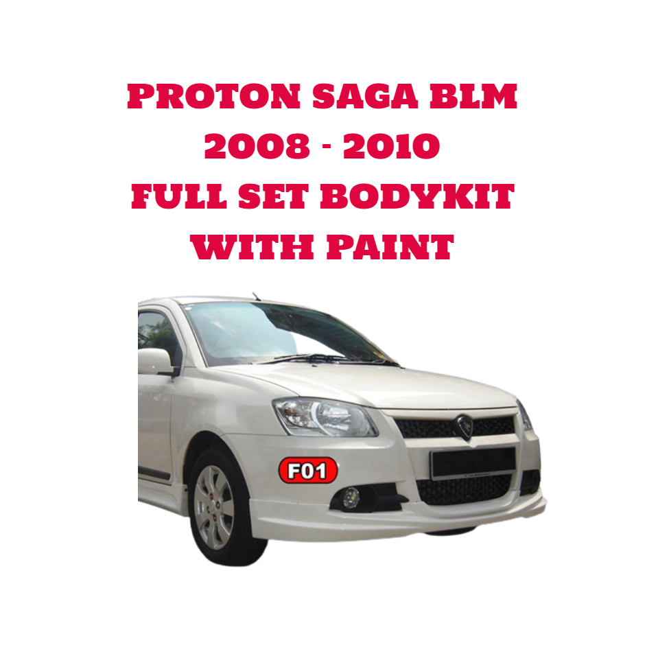 Proton Saga BLM 2008-2010 Full Set Bodykit with Metallic Colour ...