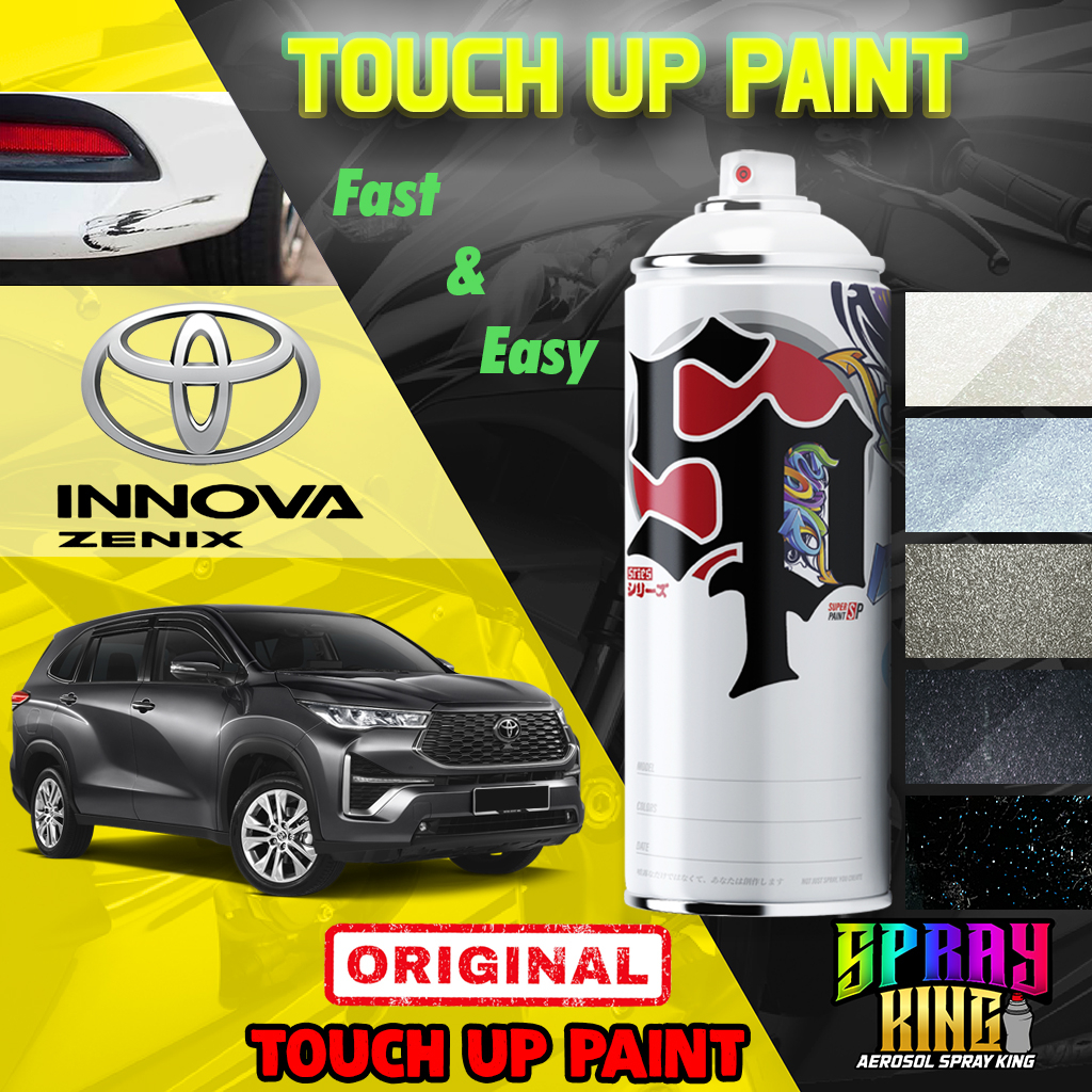 TOYOTA INNOVA ZENIX ( Touch Up Paint ) AIKKA 370ml Aerosol Car Spray ...