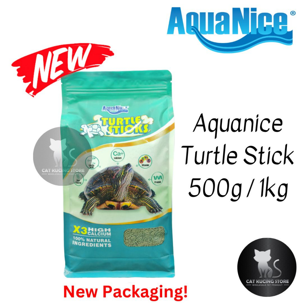 AquaNice Turtle Sticks 500g & 1kg - Floating Turtle Food Pellets ...