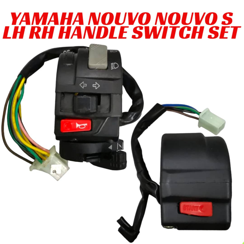 Yamaha NOUVO NOUVO S EGO LH RH Handle Switch Assy Suis Suiz Kiri Kanan ...