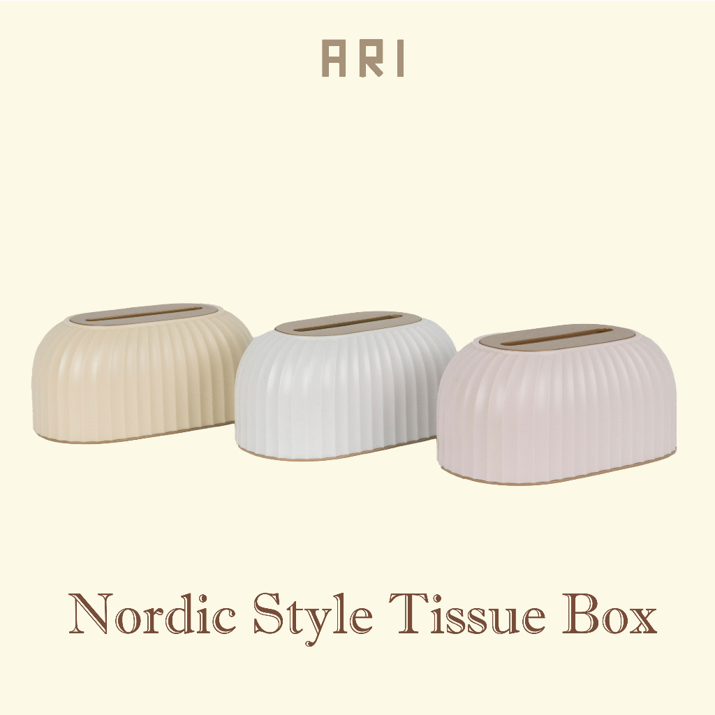 ARI Nordic Style Tissue Box Lift Desktop Tissue Storage Box Holder ...