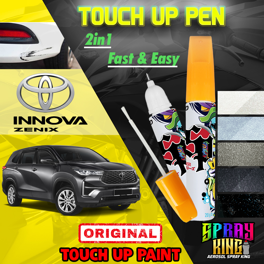 TOYOTA INNOVA ZENIX ( 2in1 Touch Up Pen ) Original Touch Up Paint Car ...