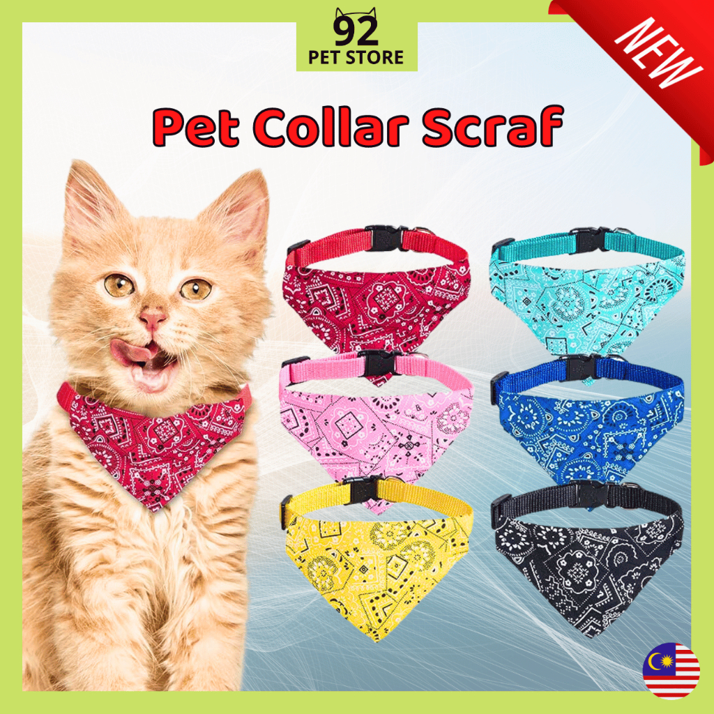 【92 PETSTORE】Pet Scarf Triangle Neckerchief Bandana Collar New ...