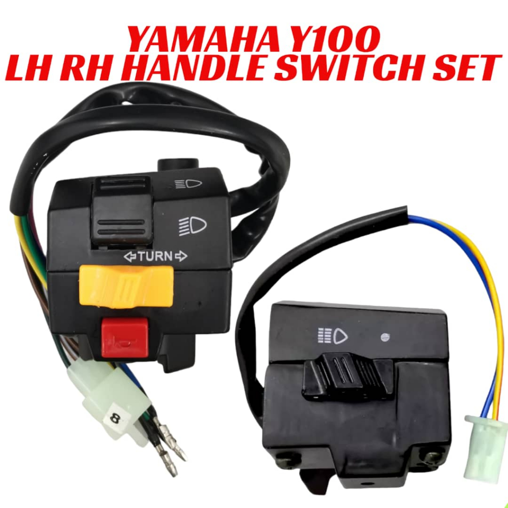 Yamaha Y100 SPORT Y100 LH RH KIRI KANAN Handle Switch Assy Suis Suiz ...