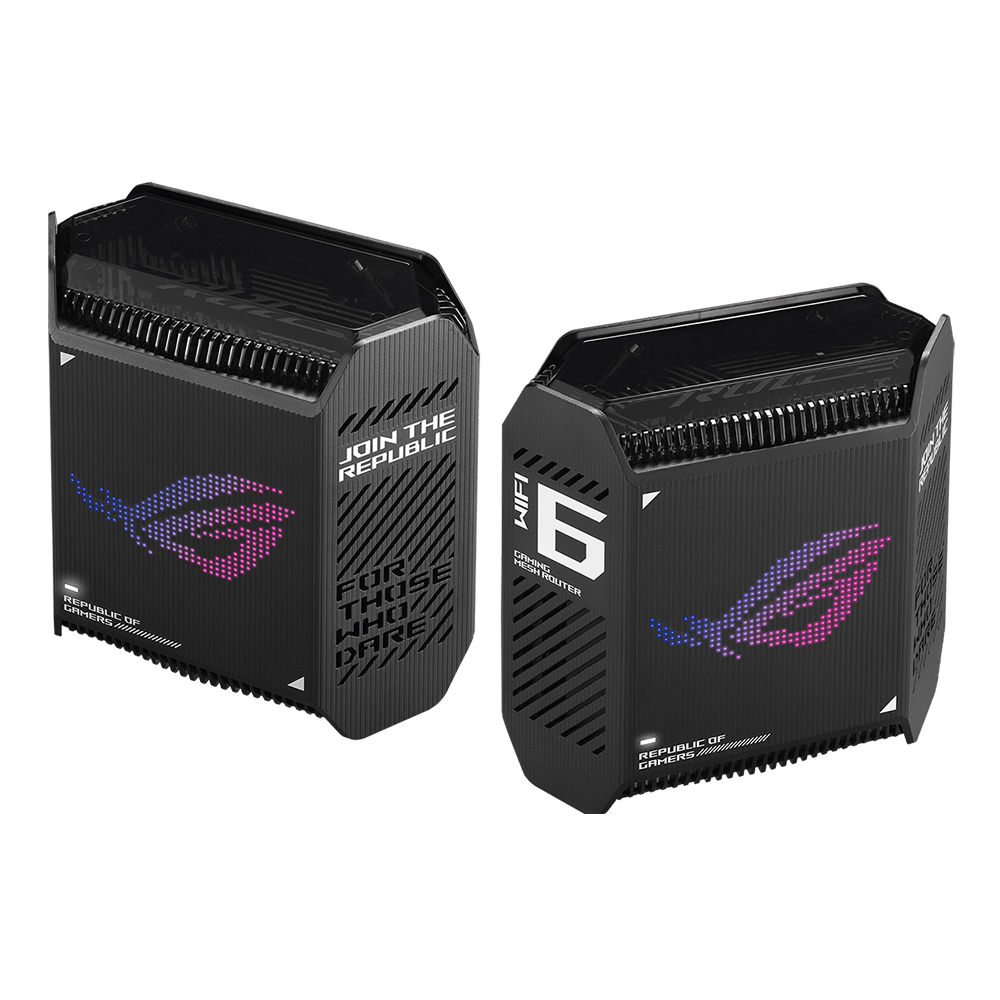 ASUS ROG Rapture GT6 AX10000 Tri-Band WiFi 6 RGB Gaming Mesh System ...