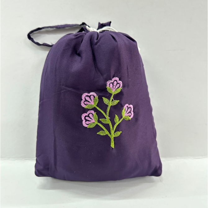 Telekung Travel Mini Pouch Dewasa Sulam Bunga (Free Bag) | Shopee Malaysia