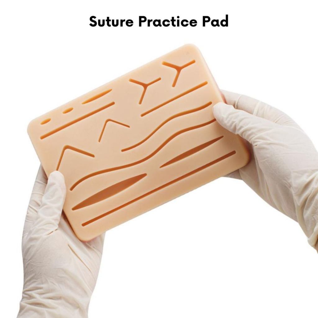 General Surgery Silicone Suture Pad 3 Layer Skin Suture Practice Pad ...