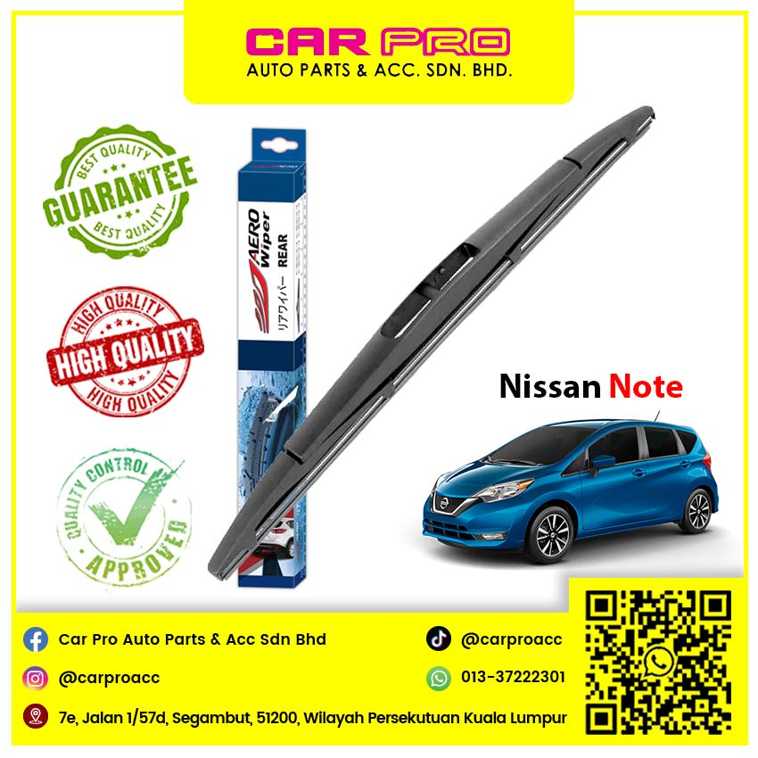 Nissan Note Rear Wiper Wiper Belakang 12'' | Shopee Malaysia
