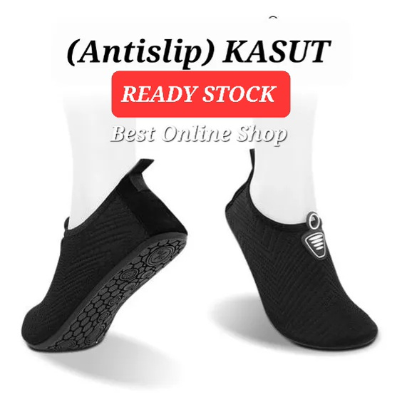 (Kasut Tawaf) Anti Slip Umrah Haji Tapak Getah Shoes Muslimah hajj saie ...