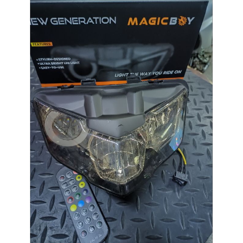 MAGIC BOY Y15ZR V2/LC135 V8 FI LED HEAD LAMP CUSTOM REMOTE CONTROL | Shopee Malaysia