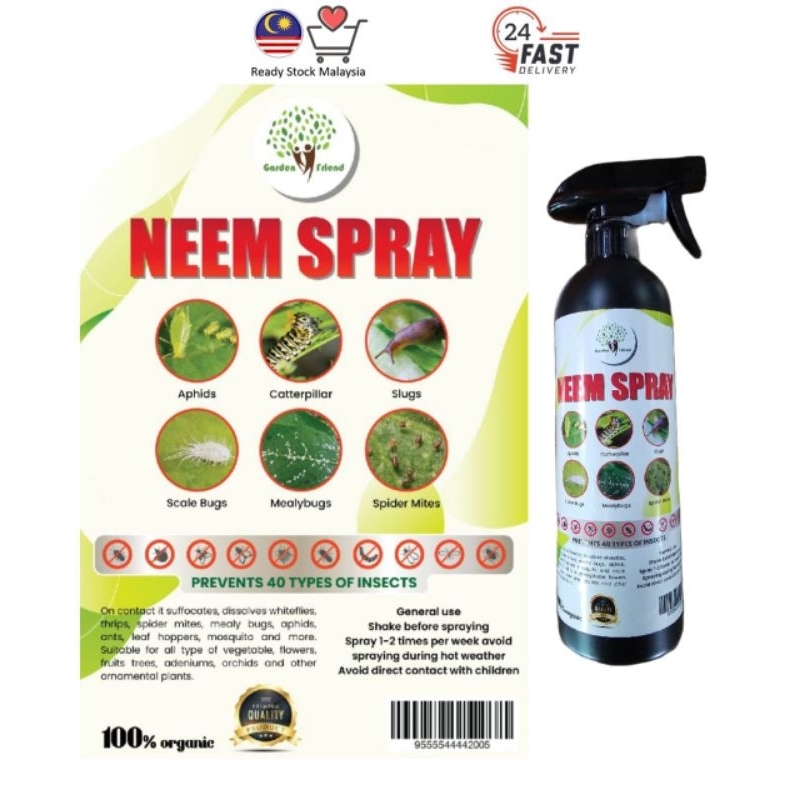 NEEM SPRAY ORGANIC PEST CONTROL | Shopee Malaysia