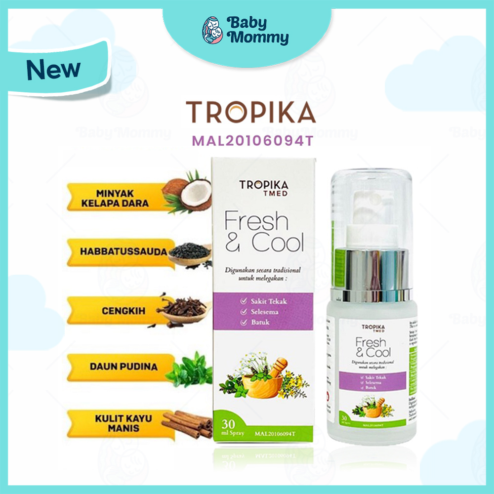TROPIKA Fresh & Cool Ubat Batuk, Selsema, Sakit Tekak, Asma, Mencairkan ...