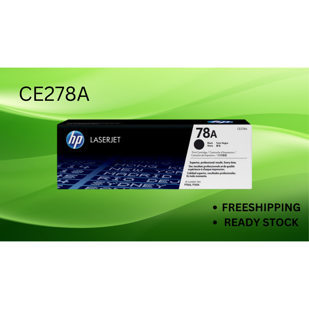 HP CE278A 78A Black Original LaserJet Toner Cartridge | Shopee Malaysia