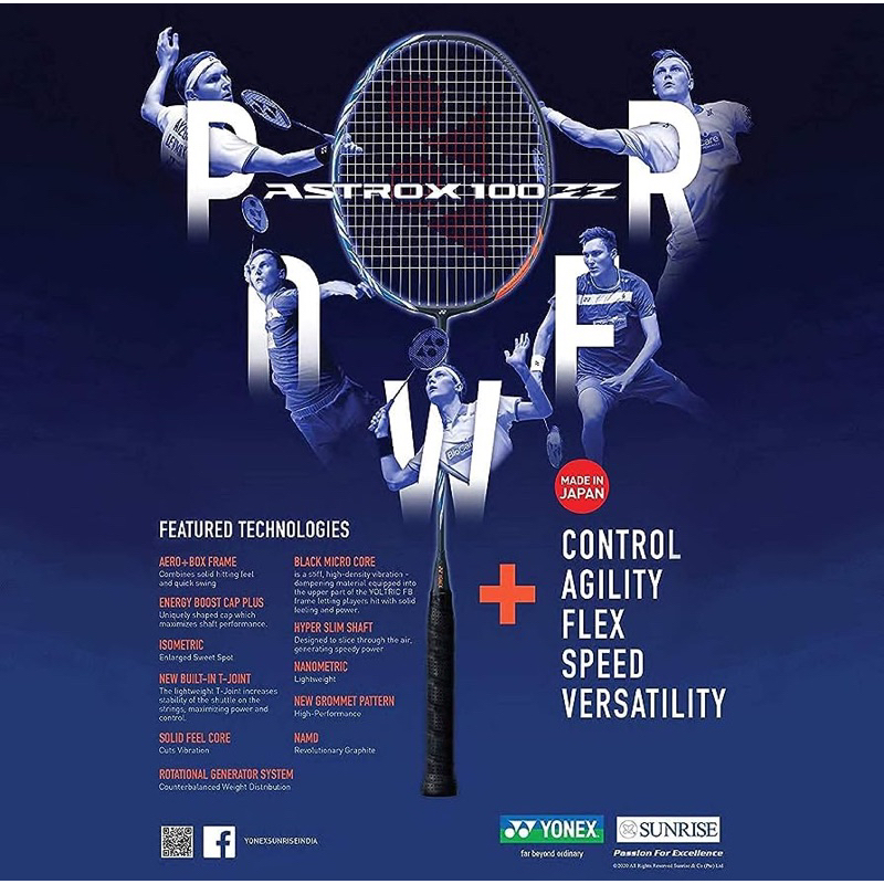 YONEX RACKET ASTROX 100ZZ KURENAI FREE BG5MATCH STRING 100% ORIGINAL ...