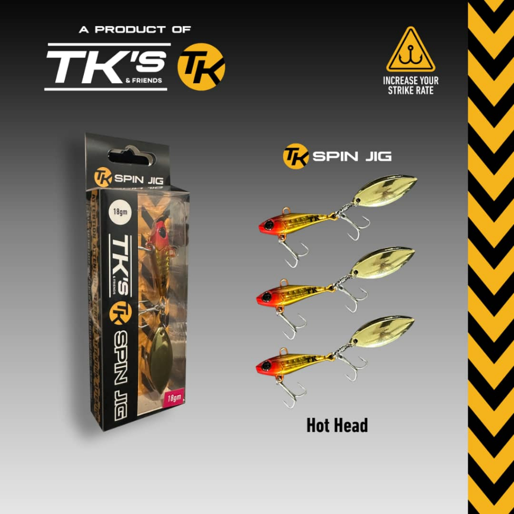 TK spin jig hot head 18g | Shopee Malaysia