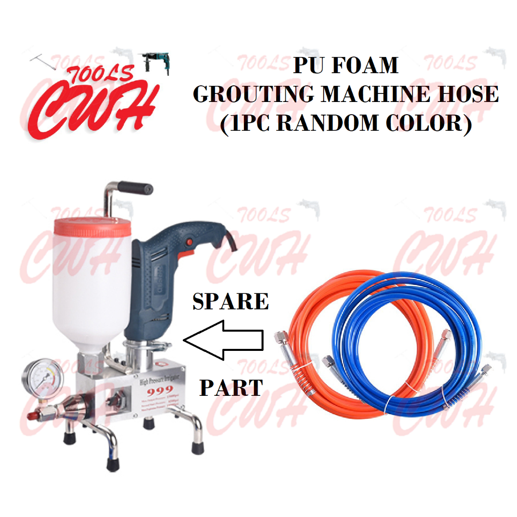 (1PC RANDOM COLOR) PU Polyurethane foam GROUT GROUTING MACHINE HIGH ...