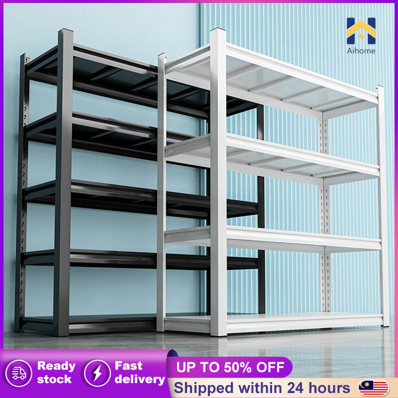 🏋 Rak Besi 5 Tier Boltless Rack Tingkat Home Kitchen Store Storage ...