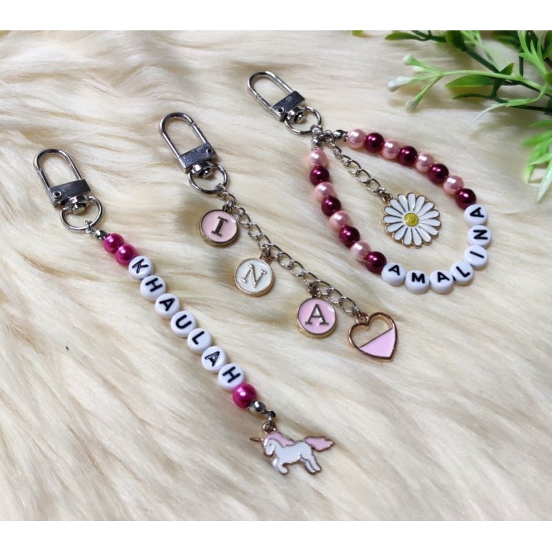 Keychain Nama (homemadeByATIKAH) | Shopee Malaysia