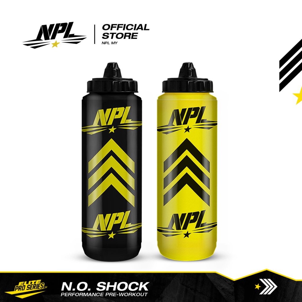 NPL Water Bottle (1L) Non Return Valve Leak Proof BPA Free Heavy Duty ...