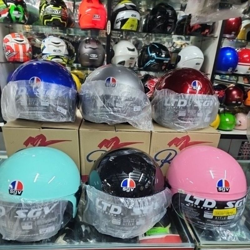 HELMET SGV RIDER 2 "NEW" VISOREX HELMET | Shopee Malaysia