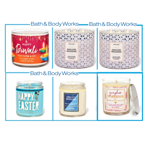 Bath & Body Works Candle Rose Water & Ivy / Endless Weekend Candle ...