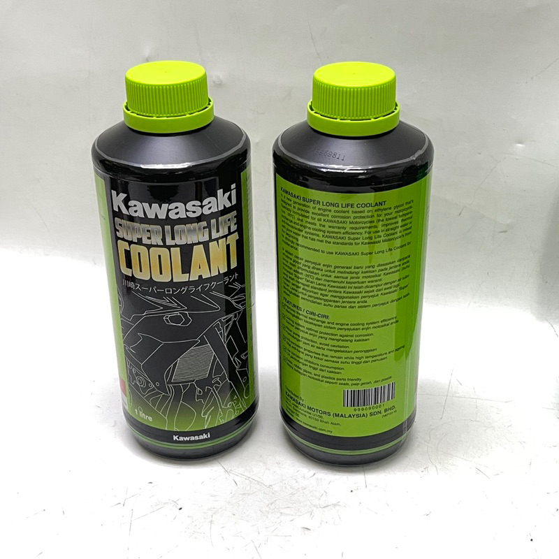 RADIATOR COOLANT 100% ORIGINAL KAWASAKI SUPER LONG LIFE COOLANT 1000 ML ...