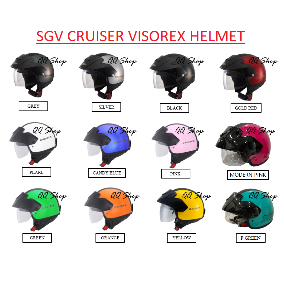 SGV CRUISER VISOREX HELMET | Shopee Malaysia