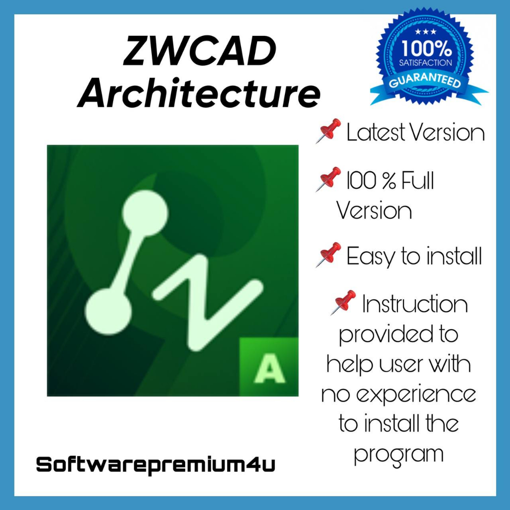 ZWSOFT ZWCAD Architecture 2024 🔥【Latest】🔥 | Shopee Malaysia