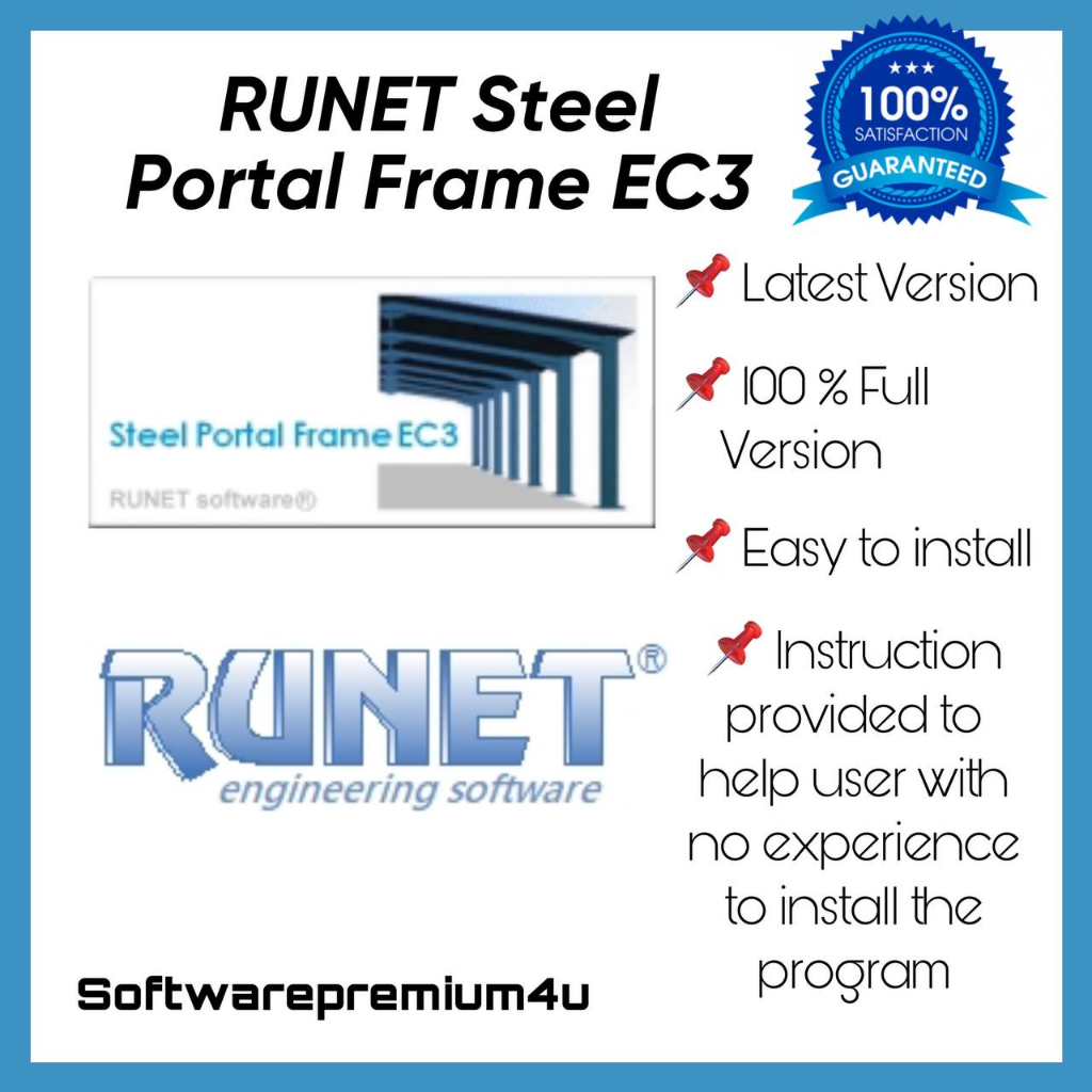 RUNET Steel Portal Frame EC3 version 17.07.2023(2023) 🔥【Latest】🔥 ...
