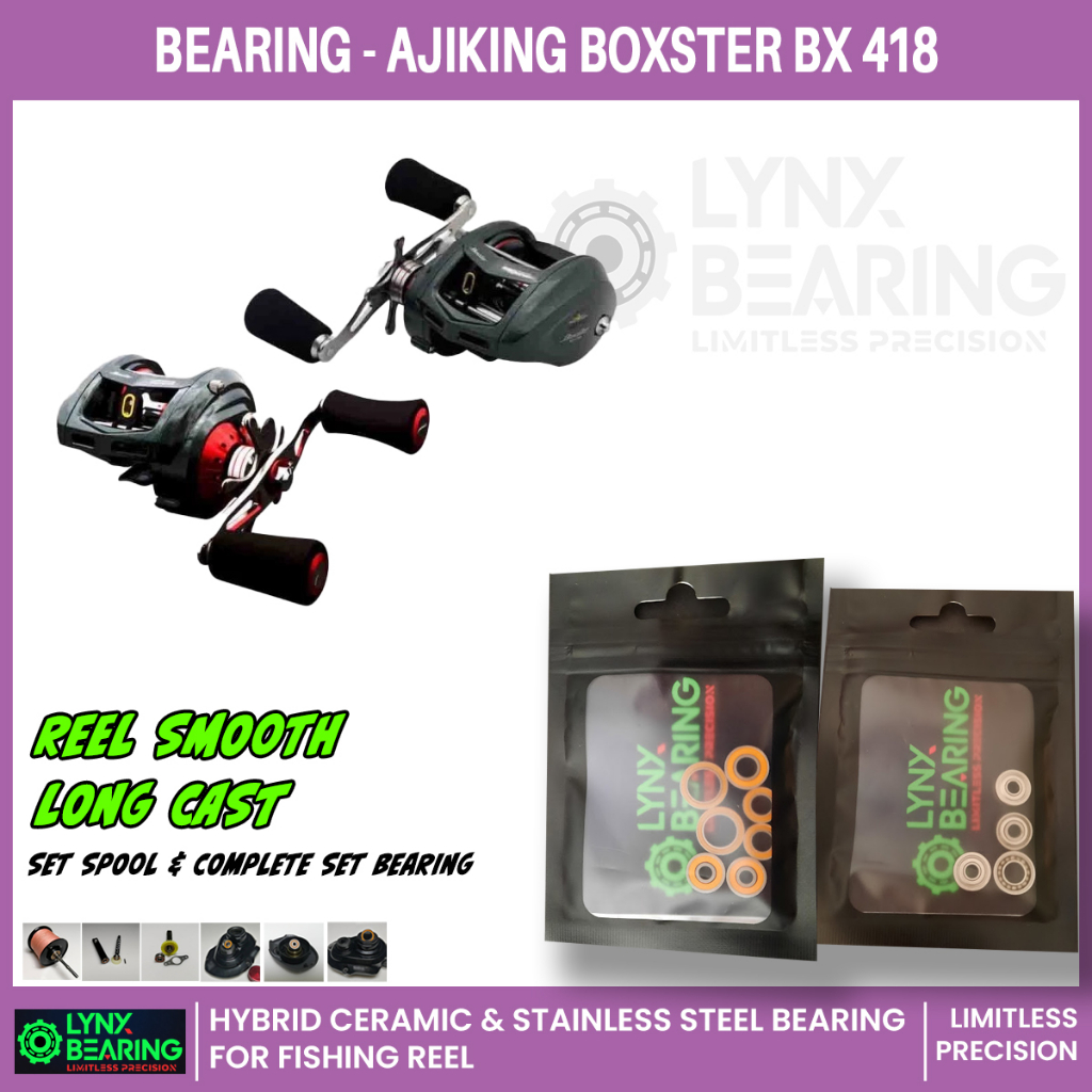 LYNX Bearing ajiking Boxster BX - 418 - hybrid ceramic & stainless ...