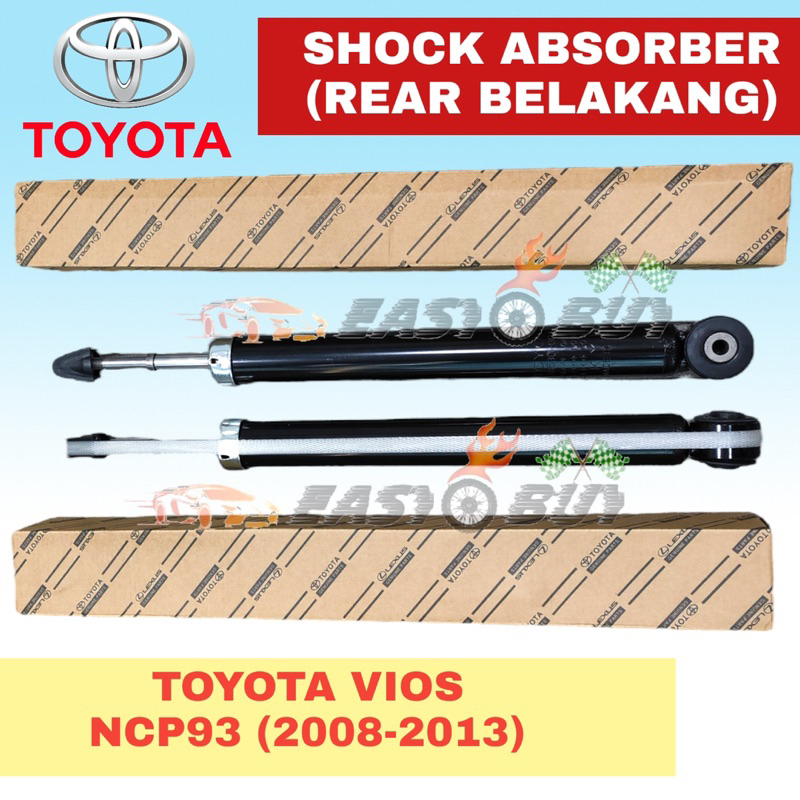 100% ORIGINAL JAPAN TOYOTA (REAR BELAKANG) SHOCK ABSORBER - TOYOTA VIOS ...